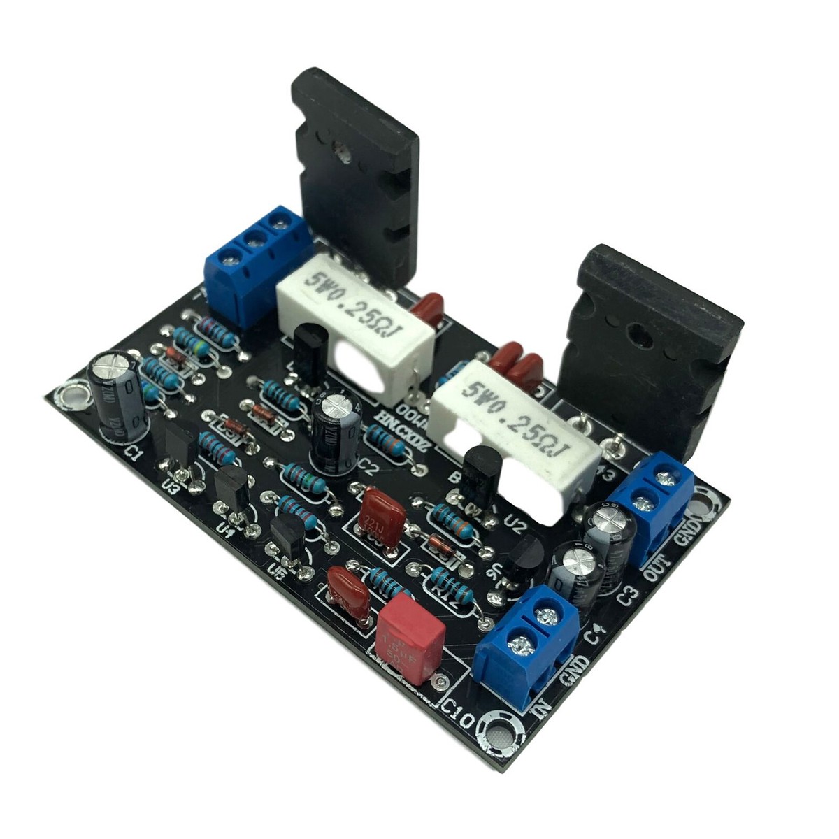 100w Amplifier Circuit With Pcb