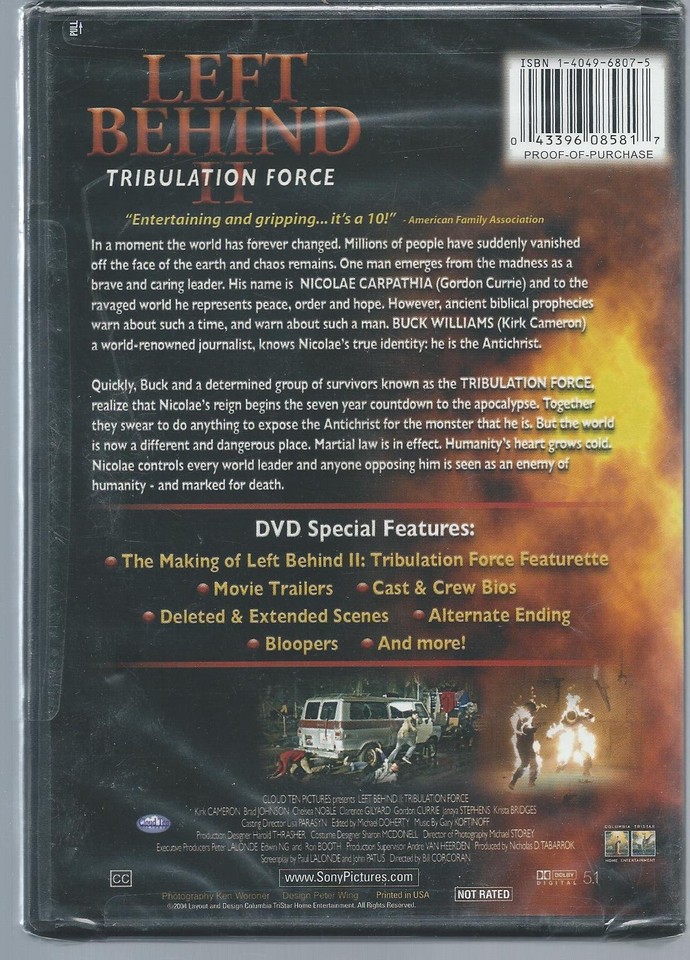 Left Behind II - Tribulation Force [DVD] | eBay