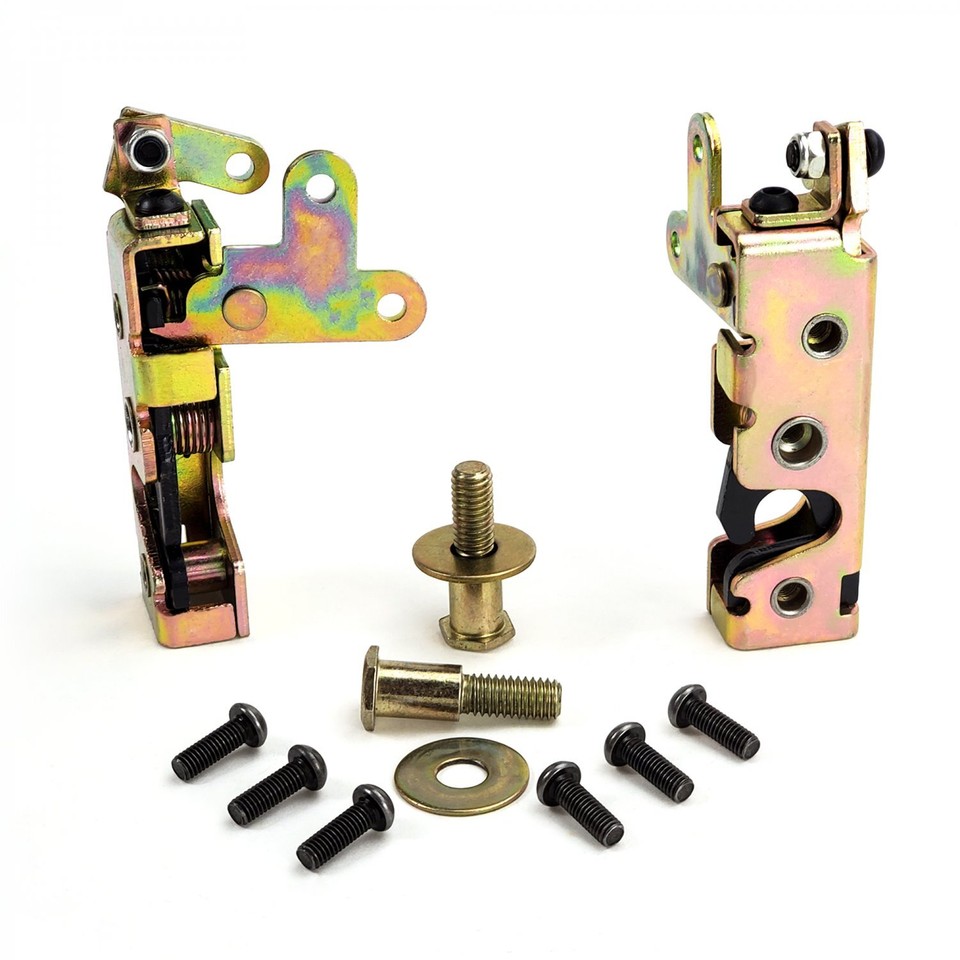 Autoloc Small Slimline Locking Bear Claw Jaw Car Door Latch Set w ...