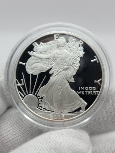 2006 American Silver Eagle Proof Coin w/ Box & COA 2006 ASE US Mint | eBay