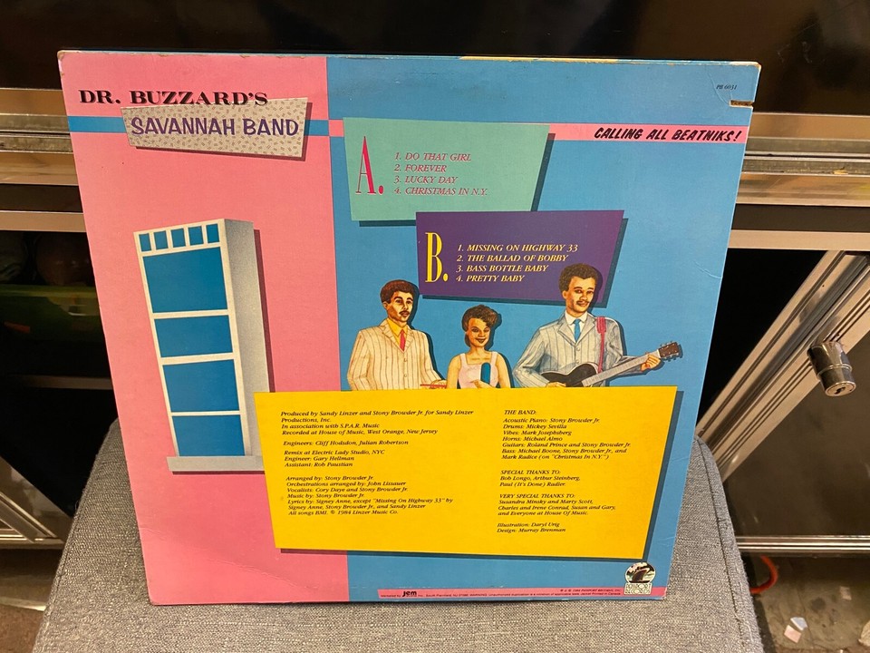 Dr. Buzzard's Savannah Band Calling All Beatniks LP Passport 1984 EX | eBay