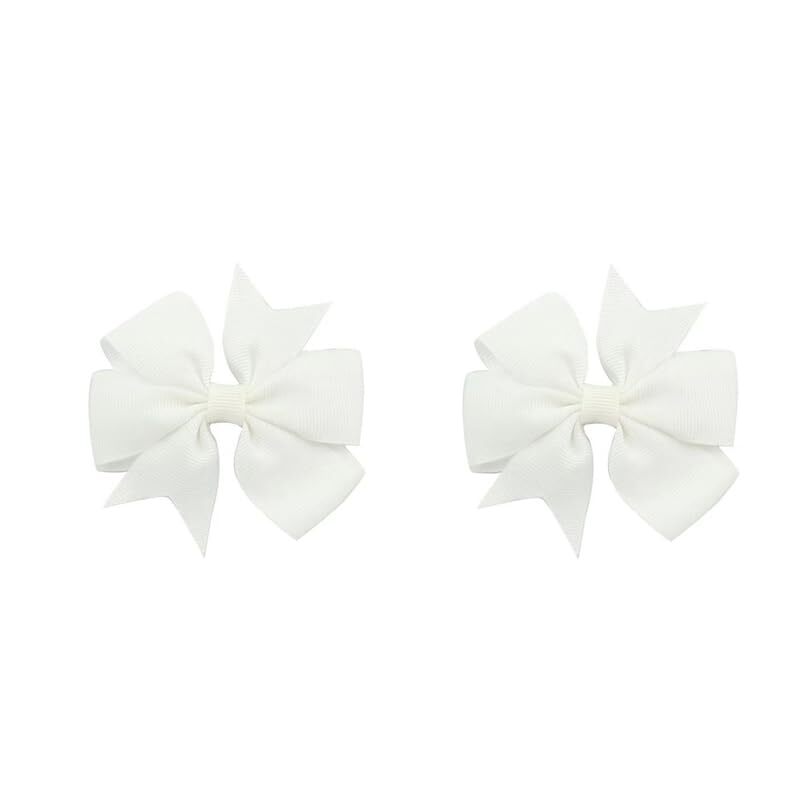 3 Inches Boutique Grosgrain Ribbon Pinwheel Hair Bows for Baby Girls ...