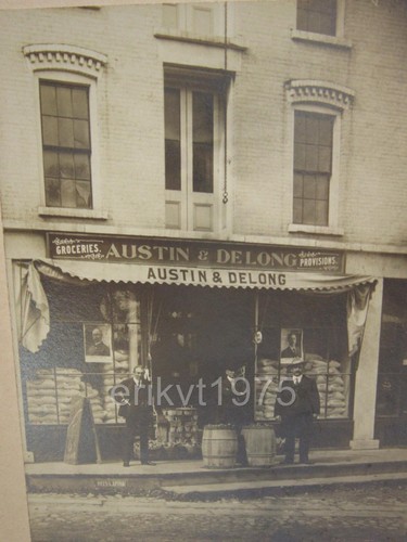 Austin & Delong Cooperstown Ny Store Front Street Scene Photo Old Vtg ...