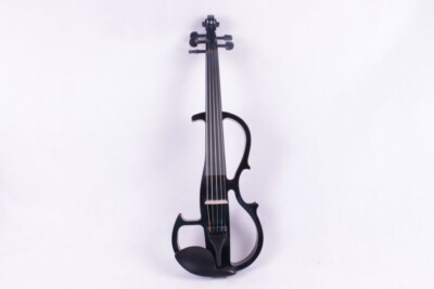 Yinfente 5 string 16 Electric Silent Viola Natural wood Free Case+Bow # ...