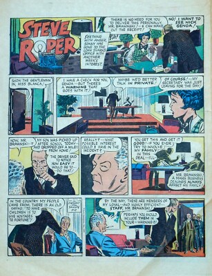 Steve Roper & Mike Nomad - large full tab page Sunday comic - Nov. 17 ...