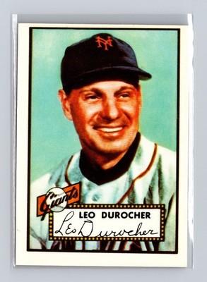 1952 Topps Reprint - Leo Durocher #315 | eBay