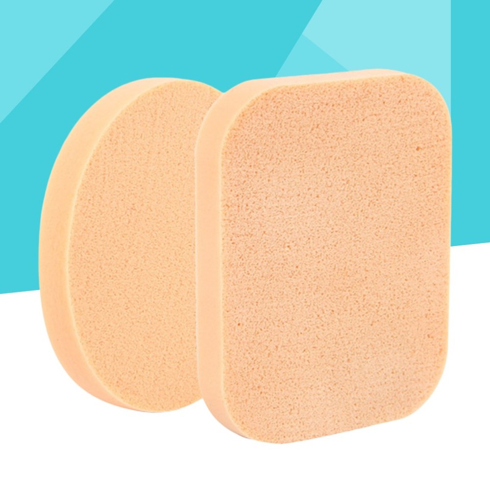 2 Pcs Makeup Sponge Powder Puff Cushion Application Sponges Facial | eBay