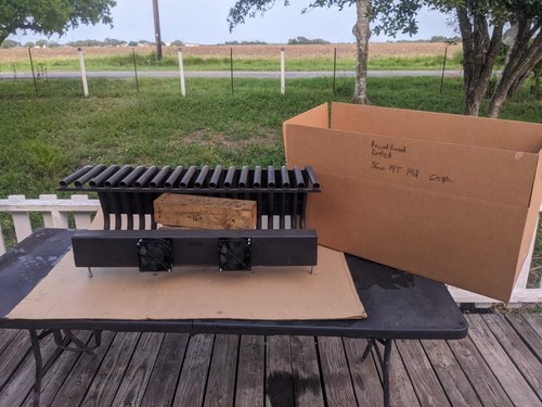 Fireplace Grate 36w 14t 14d Tube Blower Heat Exchanger More Heat Less ...