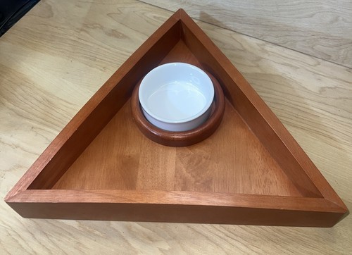 Lipper International Triangle Chip ‘n Dip With Box Excellent HTF Mid ...