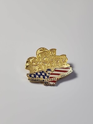 Iraqi Freedom Commemorative Lapel Pin 3-19-03 | eBay