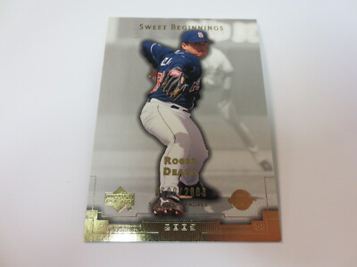 2003 Upper Deck Sweet Beginnings Roger Deago Card #177 Serial #690/2003 ...