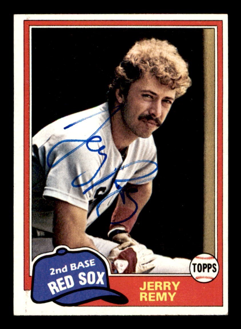 1981 Topps Baseball #549 Jerry Remy Signed Autograph (No COA) | eBay