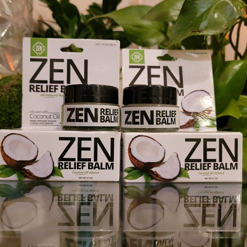 2x Zen Relief Balm® Coconut 11 Essential Oils Relieves Muscle Pain ...