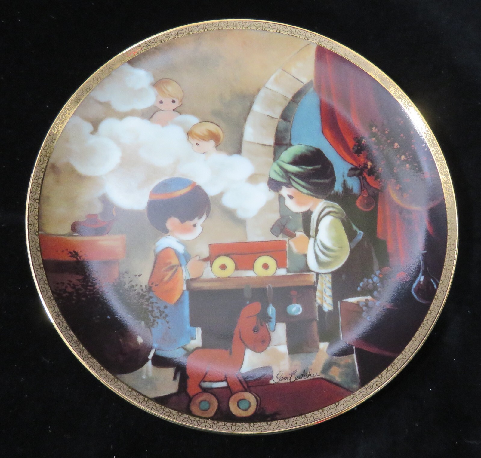 Hamilton Collectors Plate - Precious Moments - The Carpenter Shop ...