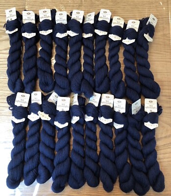 20x Rowan Lightweight DK 100% New Pure Wool 25g Navy Blue | eBay