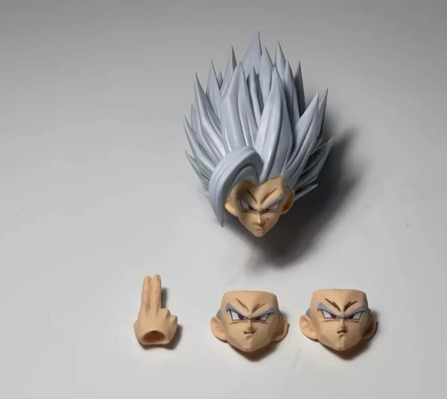 custom gohan shf 1/12 Beast gohan head kit Solid colour（ No Figure） | eBay