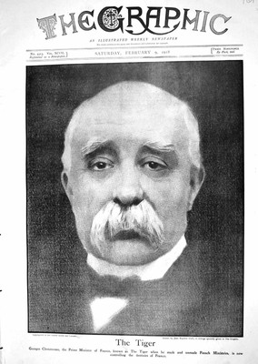 Old 1918 George Clemenceau Prime Minister France Tiger Rothschild Lit ...