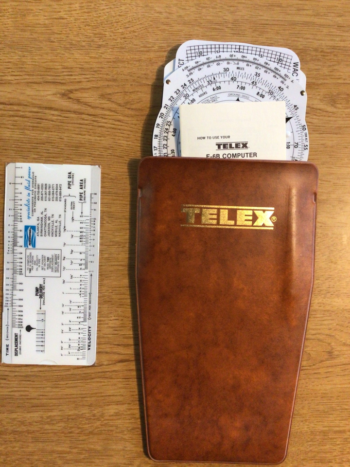 VTG TELEX E-6B Computer for Dead Reckoning / Navigation / Aviation ...