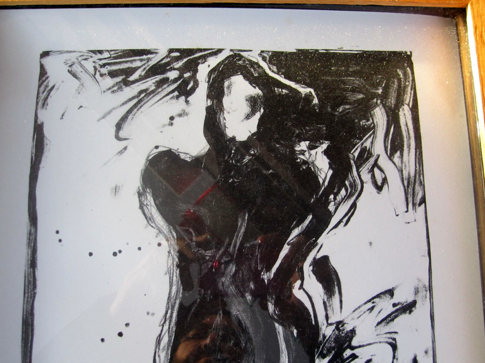 JOHN P WILSON "Untitled" LITHOGRAPH #d 6/6 Autographed signed in pencil ...