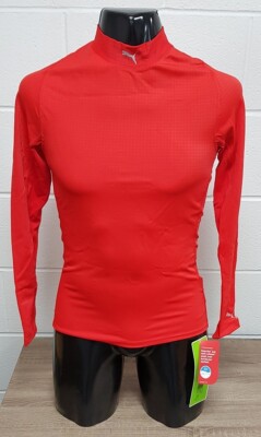 Puma Mens Tight Long Sleeve Compression Top Size UK Small (34/36") | eBay