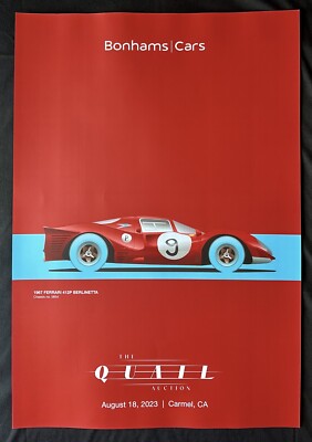 $30mm 1967 FERRARI 412P Berlinetta #0854 Bonhams Quail Auction 1 of 50 ...