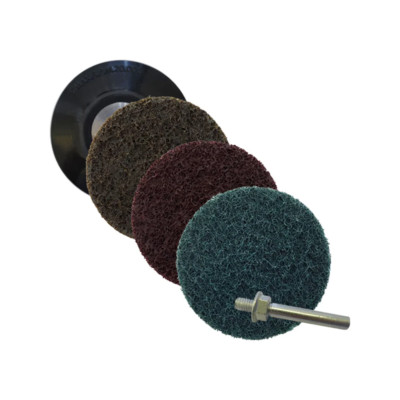 Josco Brumby Roloc 50mm Surface Conditioning 5 Piece Kit Coarse Medium ...