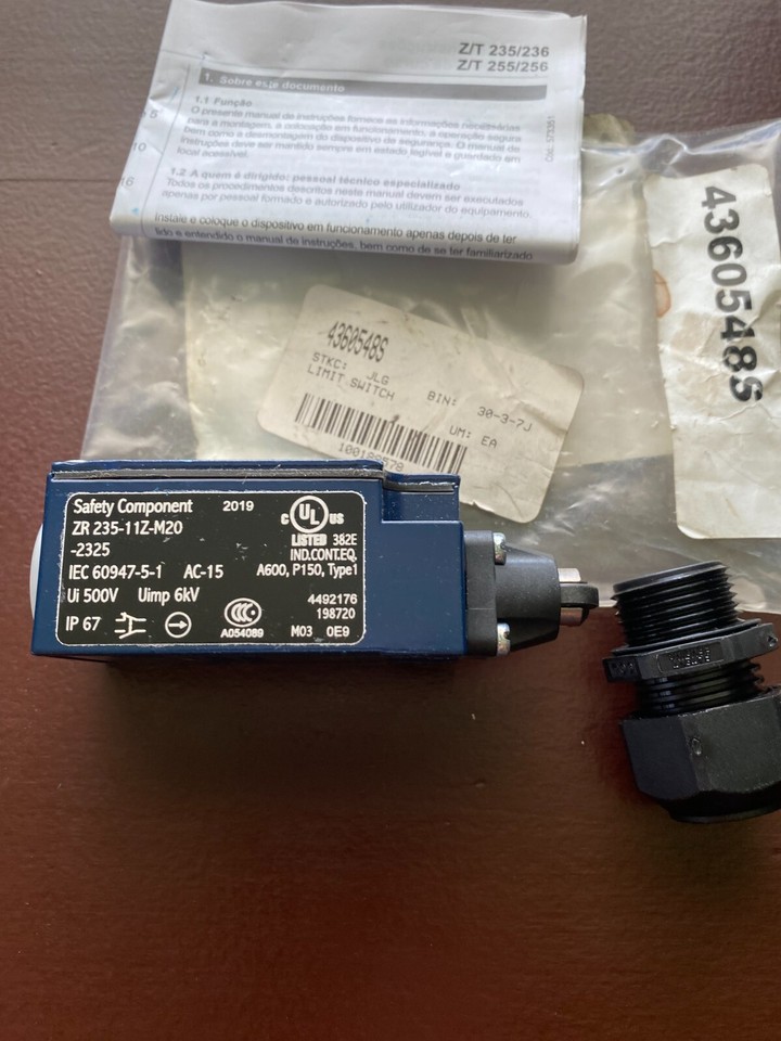 JLG Limit Switch Part #4360548S w/Instructions | eBay