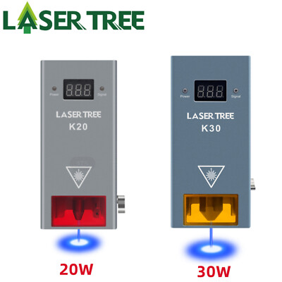 LASER TREE 20W 30W Optical Power Laser Module with Air Assist for Cutt ...