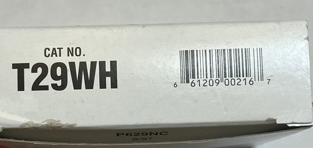 Juno T29WH White Trackmaster Floating Electrical Feed for Track ...