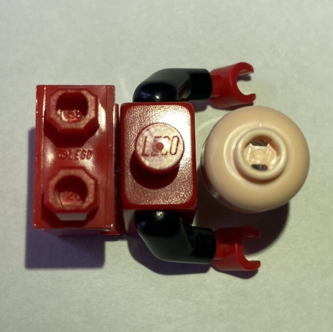 *NEW* 100% LEGO Deadpool Minifigure Movie Burnt Head | eBay