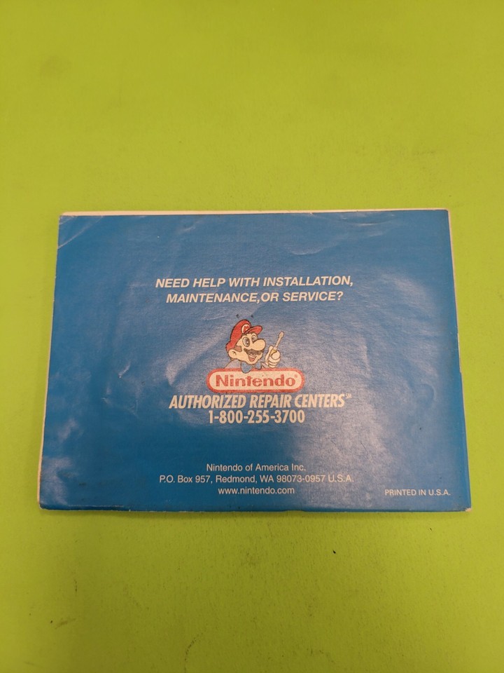 Super Mario Bros. Deluxe Nintendo Game Boy Color - Manual Only - No ...