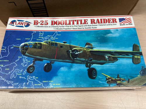 Atlantis B25 Bomber Doolittle Raider 1:64 Scale Model Kit | eBay
