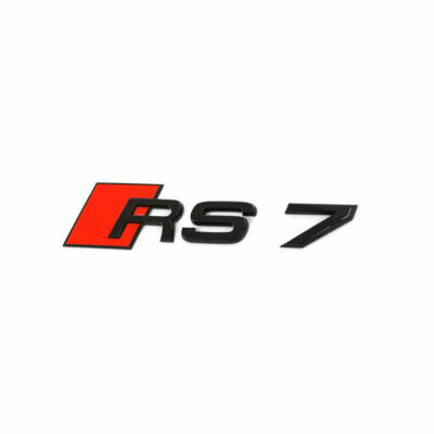 Original Audi RS7 RS 7 Black Edition Rear Badge Emblem Sticker Logo for ...