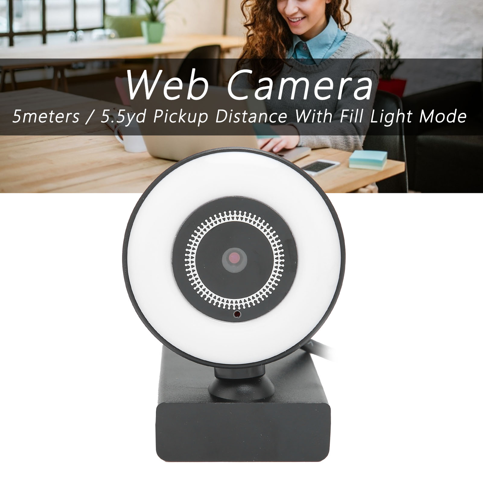1080P HD Webcam USB Computer Camera With Built-in Microphone External ...