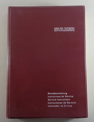 Werkstatthandbuch / Betriebsanleitung Sulzer Dieselmotor RD 90 | eBay.de