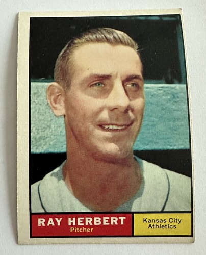 1961 Topps - #498 Ray Herbert | eBay