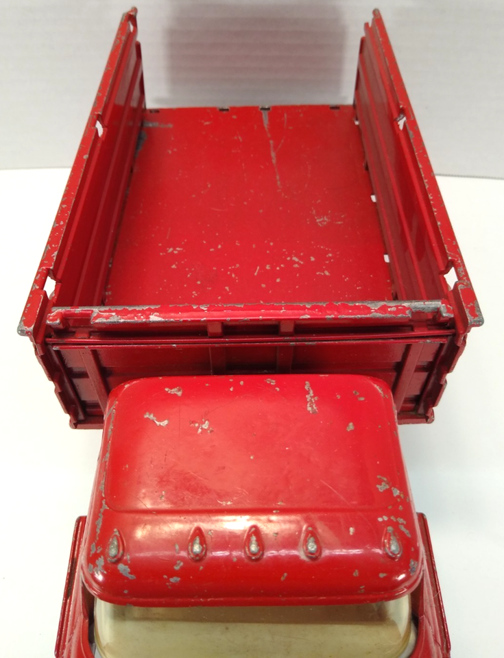 Vintage Erlt 1:16 Metal International Harvester IH Red Grain Livestock ...