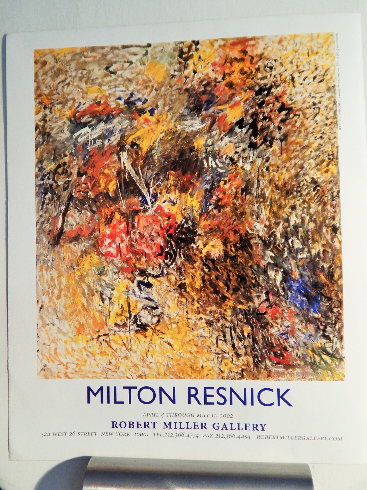 MILTON RESNICK ART PIECE VTG ORIG 2002-3 ADVERTISEMENT | eBay