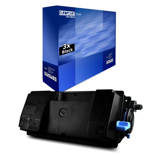 3x Europcart Cartridge for 1T02V30UT0/PK3013 Utax P-4531i MFP Ca. 14. ...