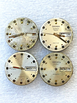 Slava watch mechanisms vintage USSR watch movements watchmaker DIY 4 ...