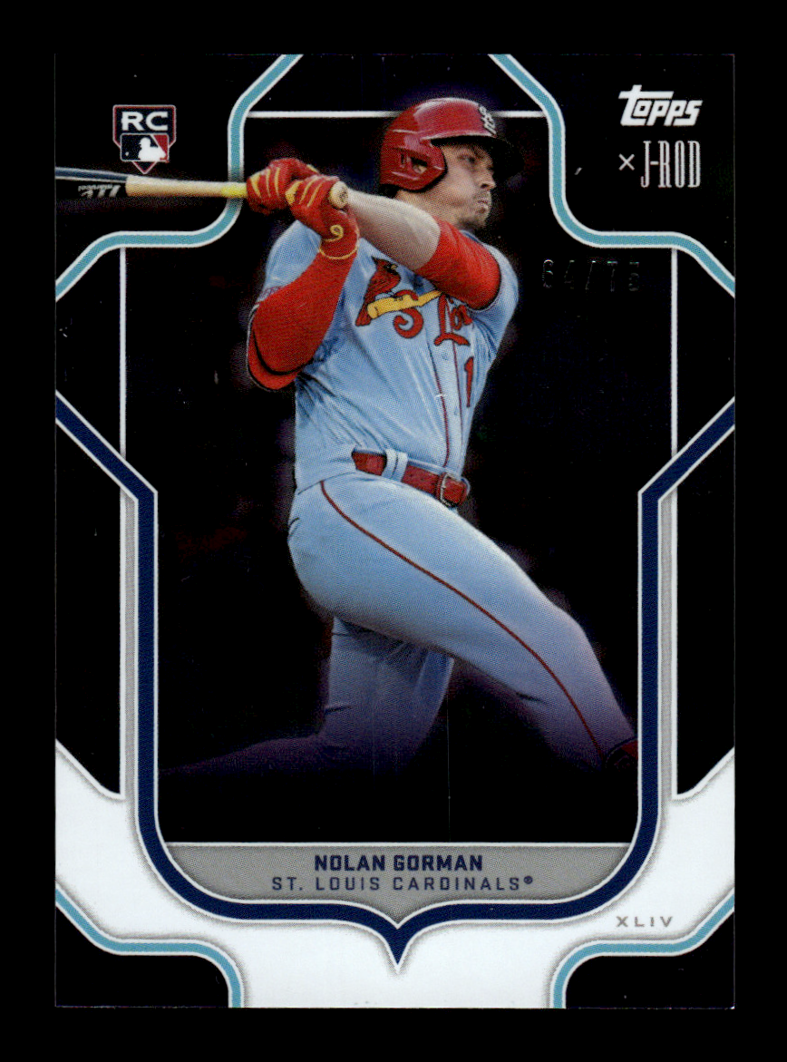 2023 Topps X J-Rod - Purple Foil #66 Nolan Gorman /75 (RC) for sale ...