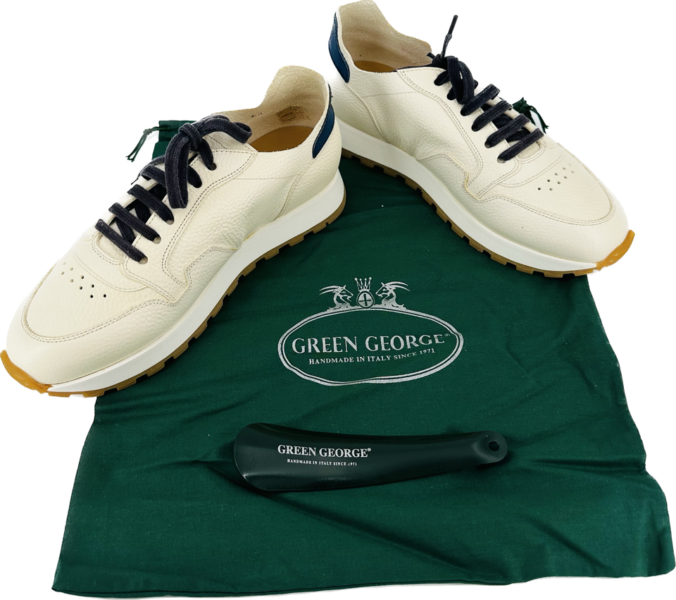 White and blue basket GREEN GEORGE size 40 | eBay