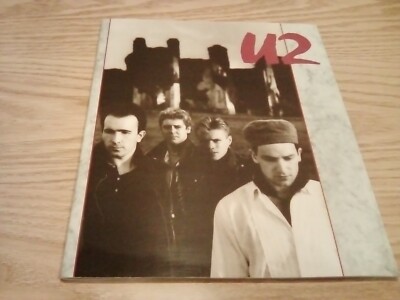 Vintage 1985 U2 Unforgettable Fire Souvenir Concert Program US Tour red ...