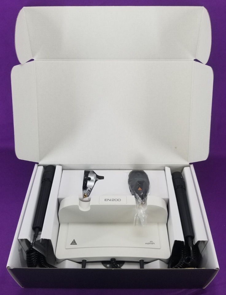 NEW Heine EN200 3.5v Set Beta 400 Otoscope Beta 200 Ophthalmoscope | eBay