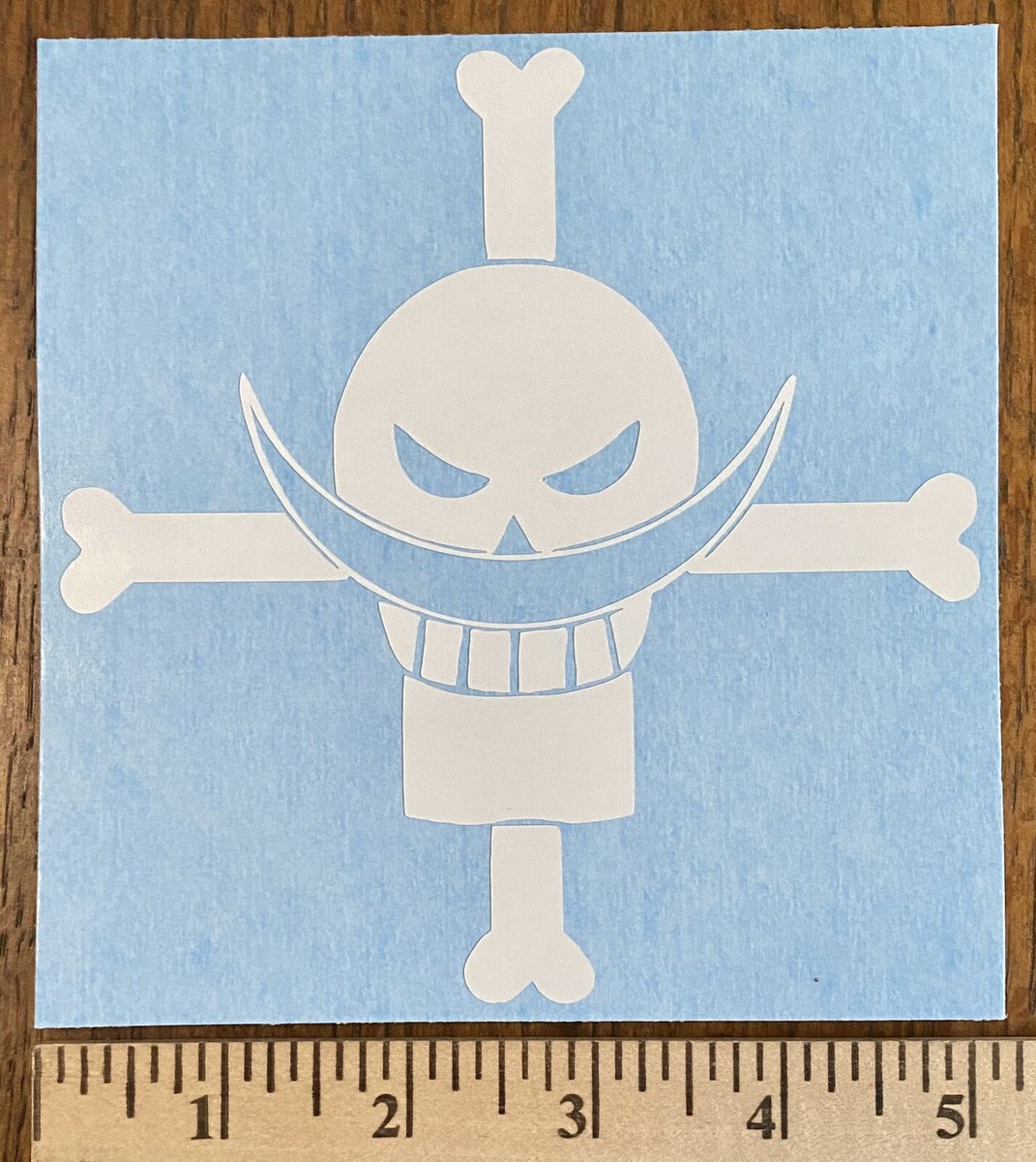 Logotipo De Barbablanca De One Piece One Piece Whitebeard Etsy