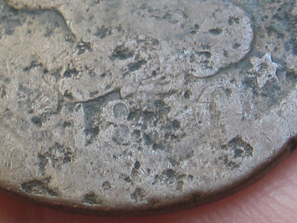 1850 Braided Hair Large Cent Penny, Good Details | eBay