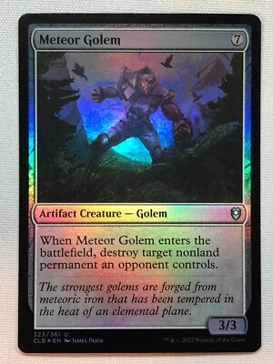 MTG Commander Legends: Battle for Baldur's Gate Meteor Golem Foil NM/M ...