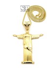Hip Hop Rapper Style Jesus Christ Body Cross Pendant w/ 30" Box Chain ...