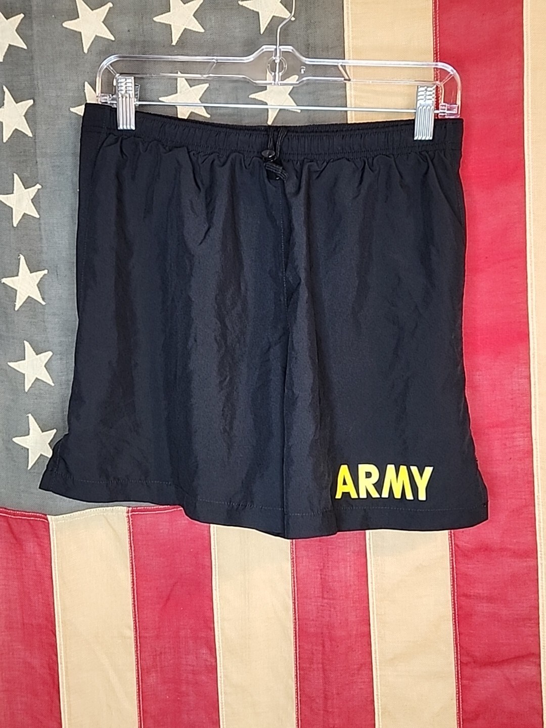 Small - Men's APFU Shorts Army Black and Gold PT Physical Fitness ...