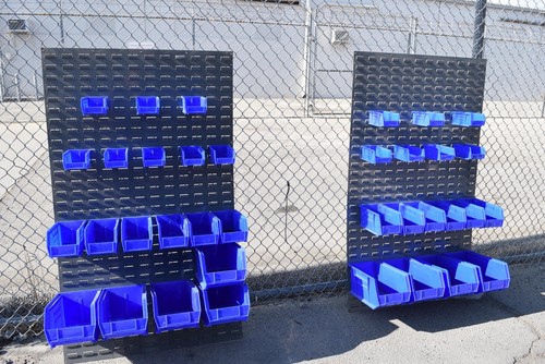 Akro-Mils Wall Mount Garage Storage Steel Louvered Panel 35-3/4W x 32D ...